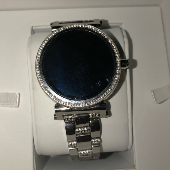 Michael Kors | Accessories | Silver Diamond Michael Kors Smartwatch ...